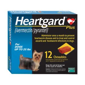 Heartgard Plus Chewables Heartworm & Roundworm Prevention in Dogs
